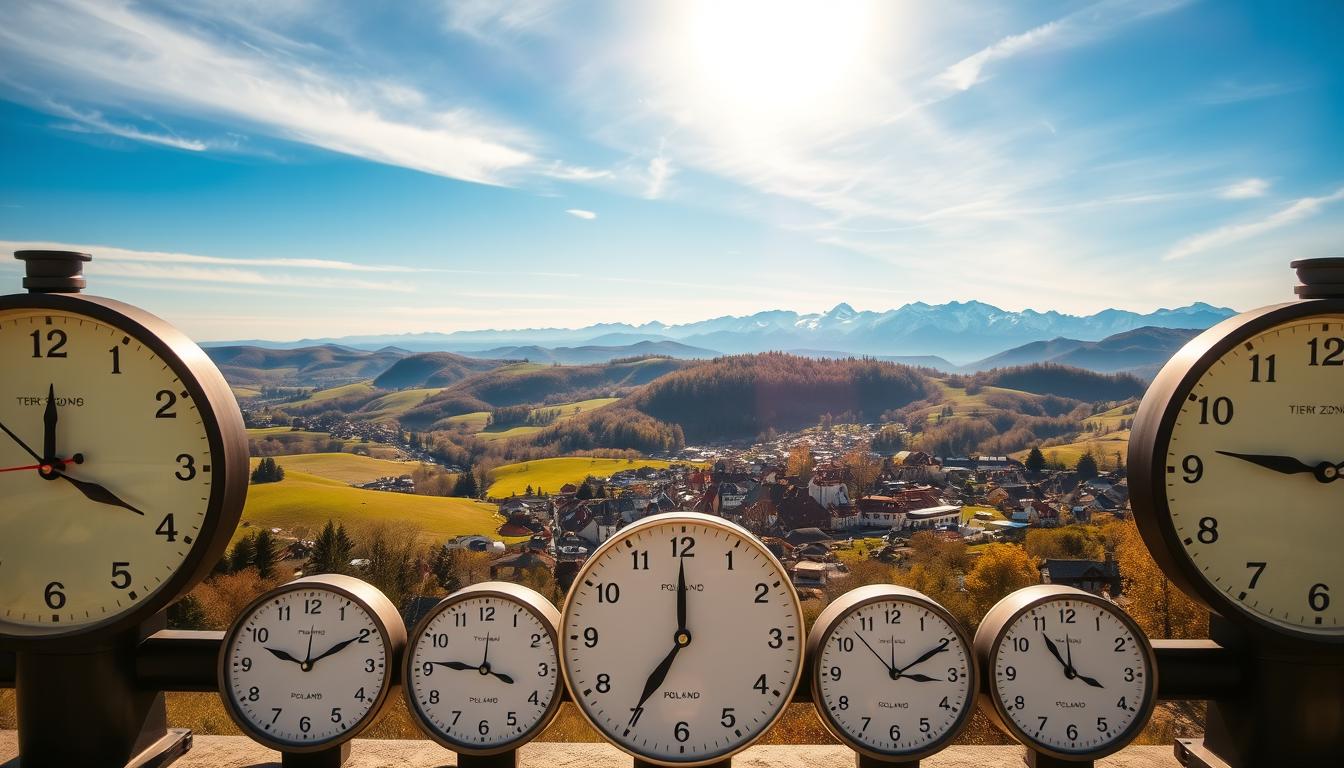Polen: Zeitverschiebung und Zeitzonen
